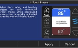 How To Program A Trane Thermostat For Heat Or Cool Hvac Boss